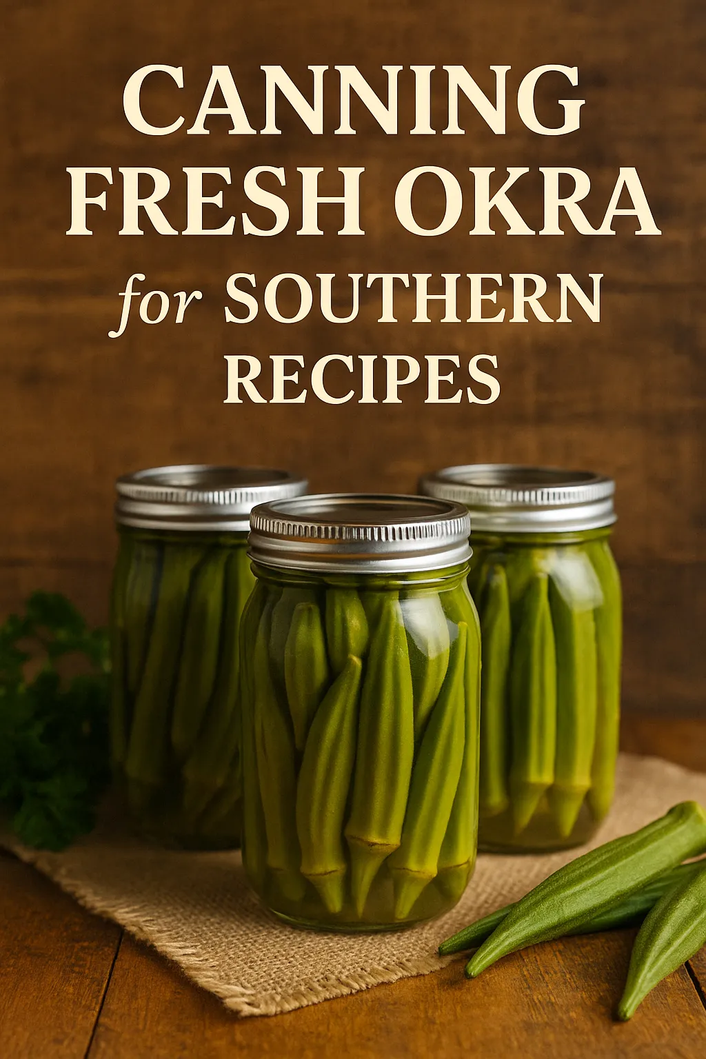 Canning Fresh Okra for Southern Recipes - How To Grow Plant