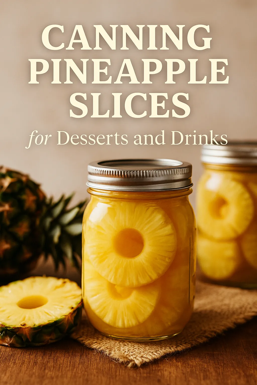 Canning Pineapple Slices for Desserts and Drinks - How To Grow Plant