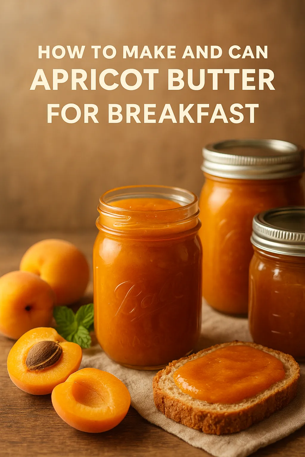 How to Make and Can Apricot Butter for Breakfast - How To Grow Plant